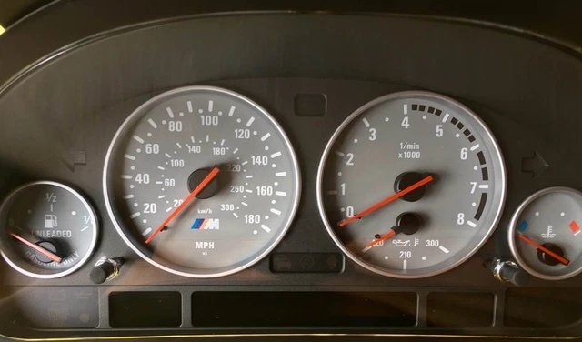 BMW MARQUE E39 M5 1999-2003 OEM Véritable Instrument Cluster Uncoded ...