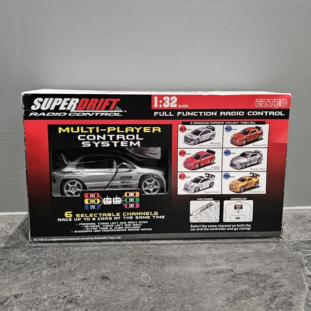 EZTEC SUPERDRIFT MITSUBISHI Lancer Evolution VIII Radio Control 1:32 ...