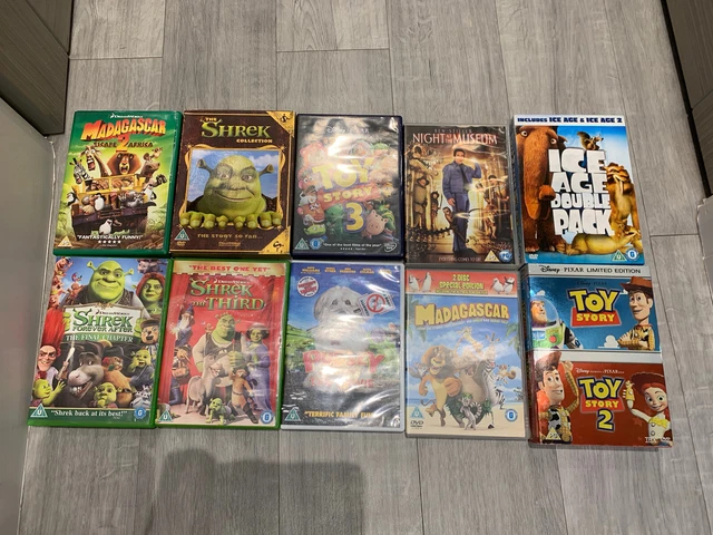 DVD KIDS BUNDLE childrens ice age madagascar shrek Toy Story £9.00 ...