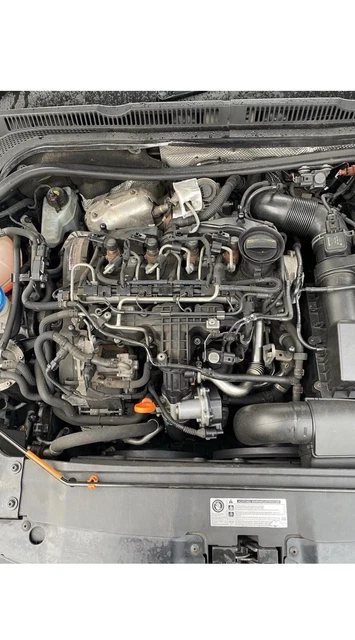 GOLF MK6 1.6 Tdi Engine CAY CAYC Complete With Injectors Turbo ...