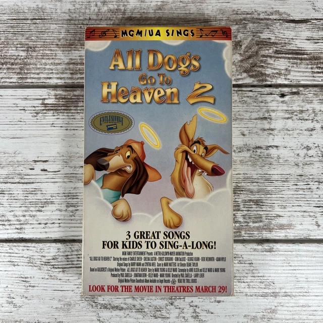 ALL DOGS GO To Heaven 2: Sing-A-Long (VHS, 1996) £4.44 - PicClick UK