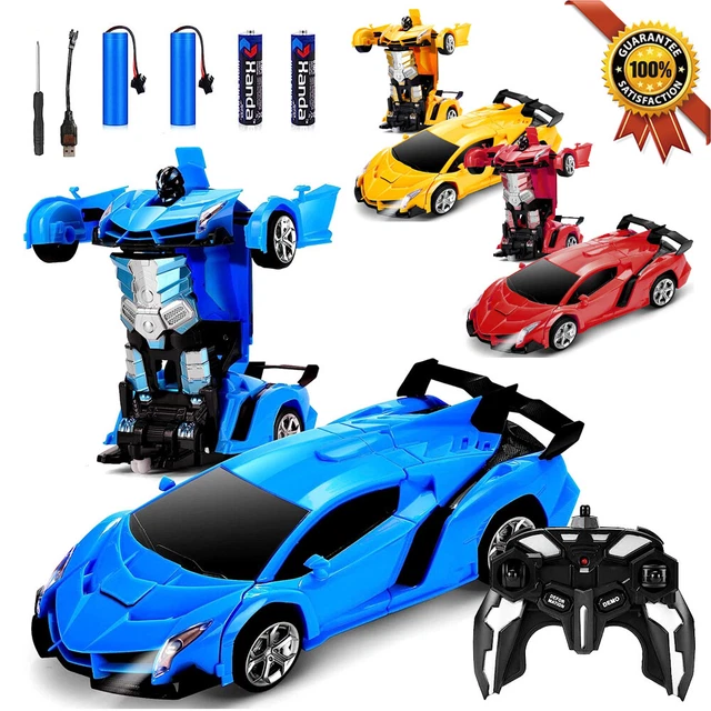 TRANSFORMER RC RADIO Remote Control Vehicle Car Deform Robot Kids Toys ...