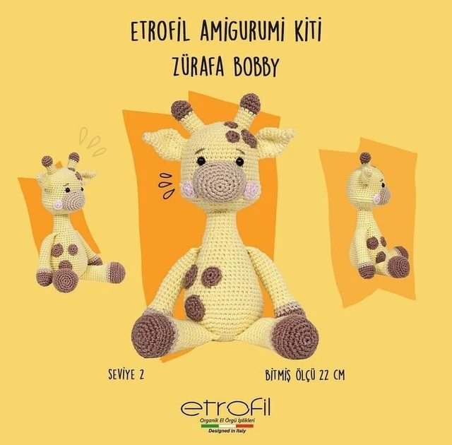 KIT ETROFİL AMİGURUMİ, personnages d'animaux au crochet super adorables ...