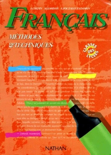 FRENCH, METHODS & Techniques, 1992 Edition. High School Classes, Book ...