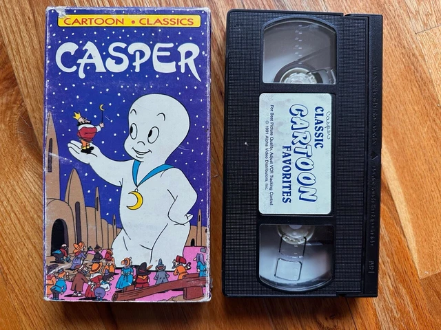 *RARE* VINTAGE CASPER CARTOON CLASSICS VHS Alpha Haunting Boo Moon ...