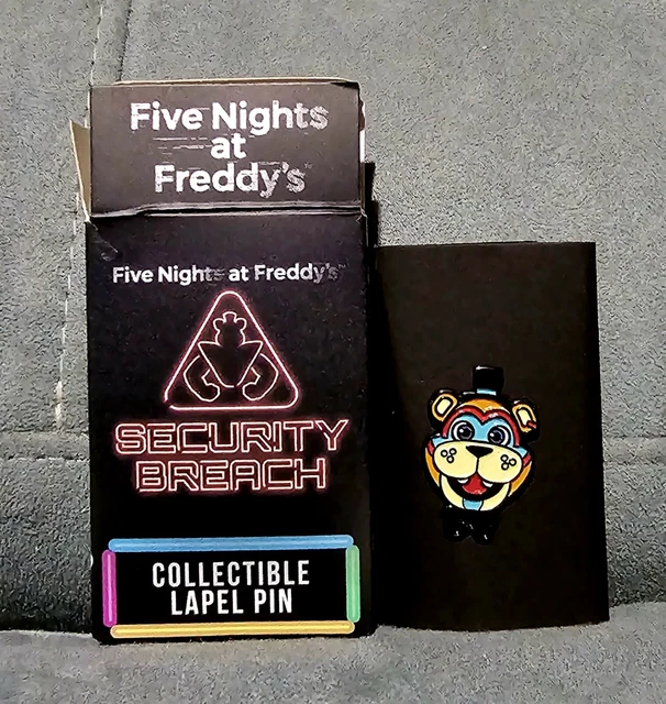 Fnaf Five Nights At Freddys Security Breach Collectible Pin Glamrock