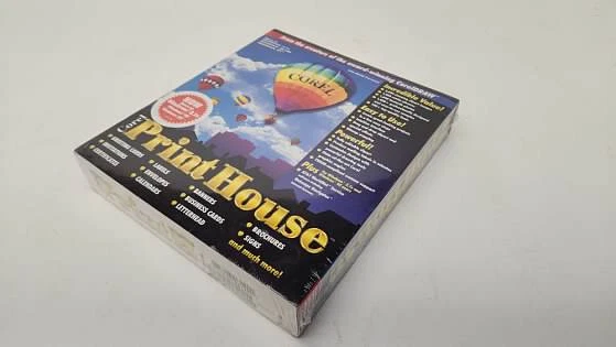 VINTAGE COREL PRINT House PC CD ROM win95 Programing Retro 90s NEW ...
