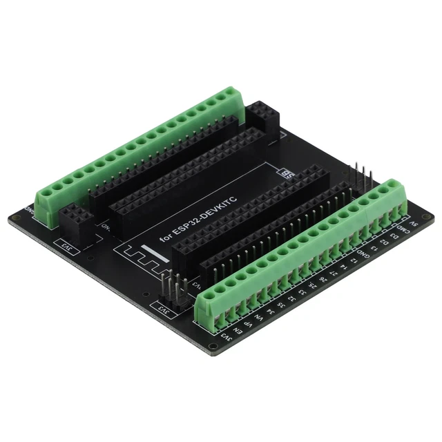 ESP32-ERWEITERUNGSKARTE, -BOARD FÜR ESP-WROOM-32, ESP32-DevKitC, GPIO 1 ...