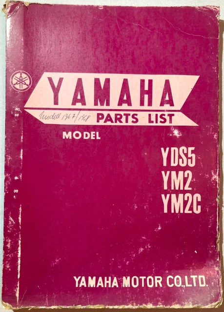 LISTE DE PIÈCES de Rechange Catalogue Yamaha YDS5 YM2 EUR 38,01 - PicClick FR