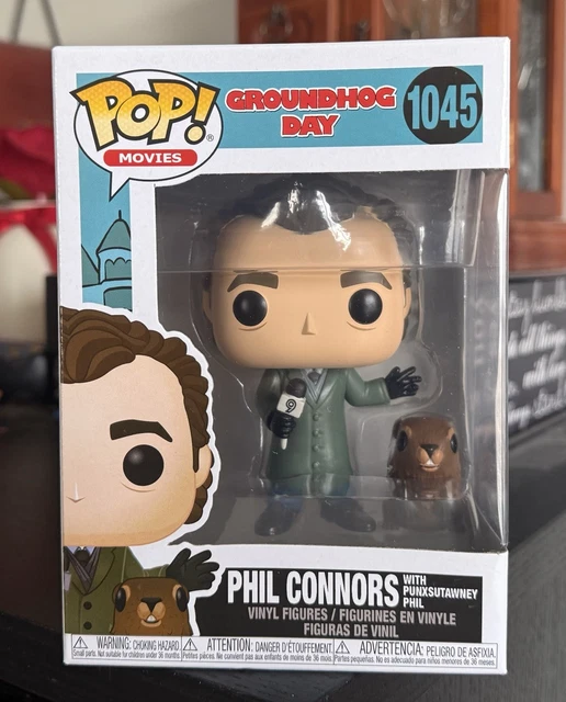 FUNKO POP! MOVIES: PHIL CONNORS w/ Punxsutawney Phil #1045 w/Protector ...