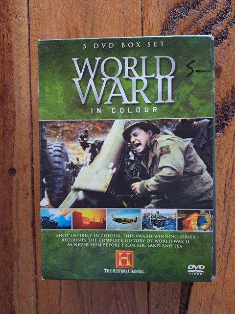 WORLD WAR 2 in Colour - 5 DVD Documentary (2008) Region 2 FREE POST Au $19.96 - PicClick AU