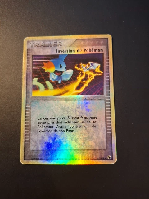 CARTE POKÉMON INVERSION DE POKÉMON 87/109 REVERSE EX Rubis & Saphir VF ...