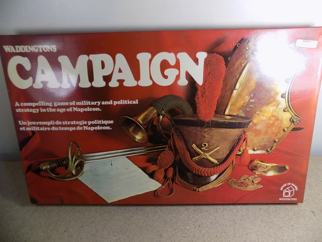 CLASSIC VINTAGE WADDINGTONS Campaign Game Complete Year 1974 £6.00 ...