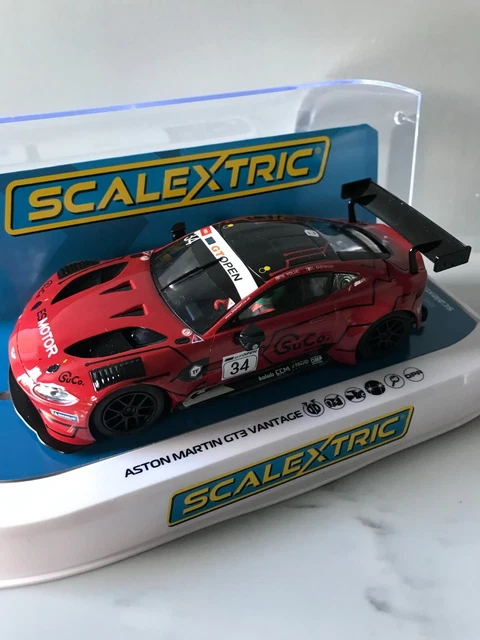 SCALEXTRIC C4233 ASTON Martin Vantage GT3 TF Sport #34 Lights/DPR BNIB ...