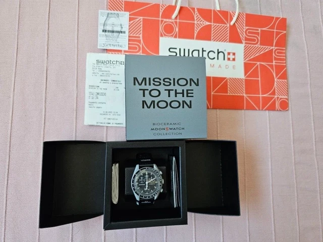 OMEGA X SWATCH Bioceramic Moonswatch Collection “Mission To The Moon ...