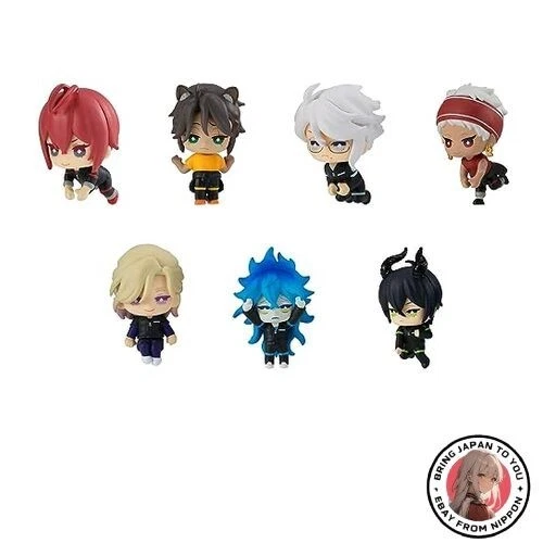 NUOVO HUGCOT DISNEY Twisted Wonderland [Set Completo di 7] Gachapon ...