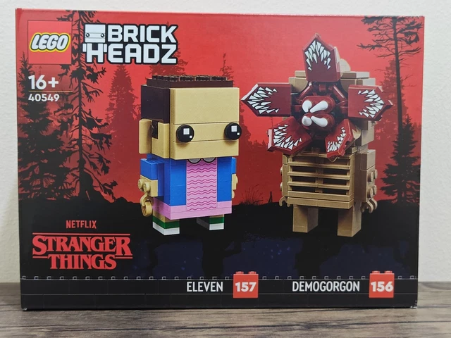 LEGO STRANGER THINGS 40549 Demogorgon & Eleven Brickheadz |New & Sealed ...