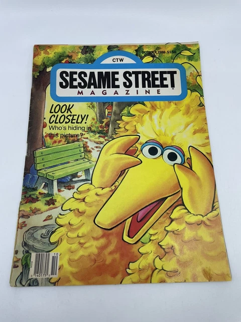 SESAME STREET MAGAZINE October 1988 £3.96 - PicClick UK