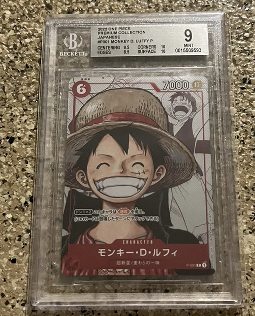 ONE PIECE MONKEY D. Luffy 001 25th Anniversary Promo 2022 Japanese BGS ...