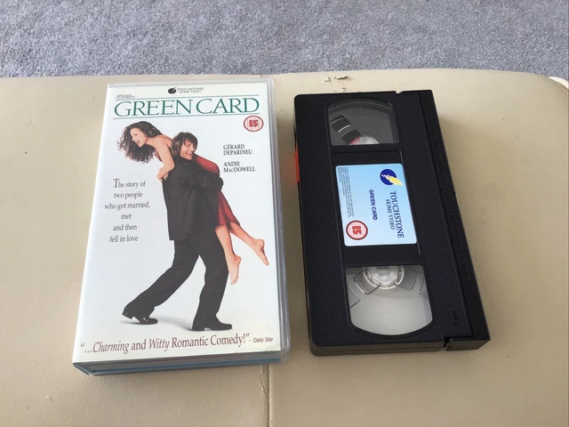 GREEN CARD - VHS Video Movie Cassette Tape VGC £6.98 - PicClick UK