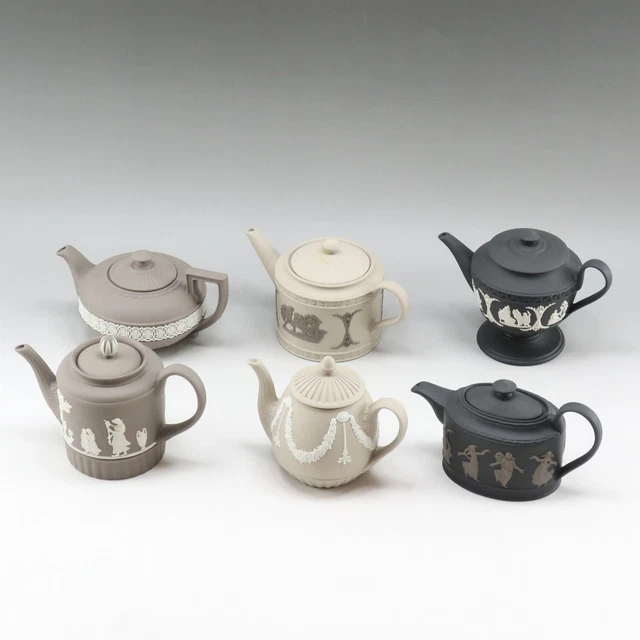 WEDGWOOD TEAPOT COLLECTION Set of 6 Dancing Hours The Egyptian etc. £ ...