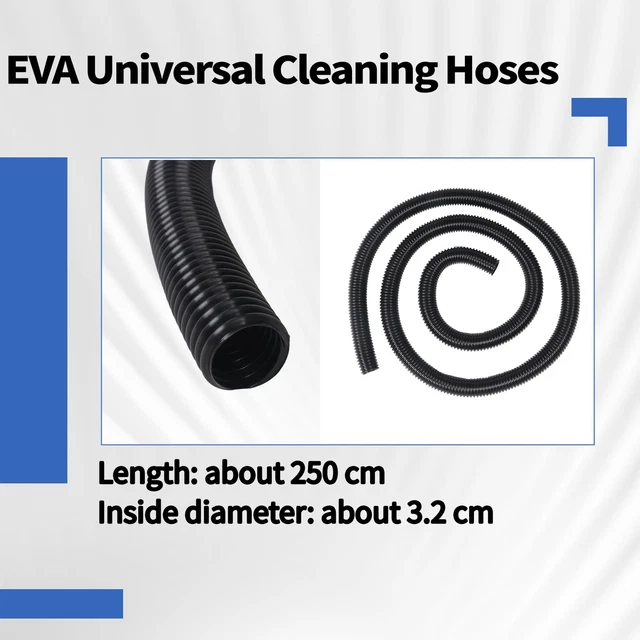 2.5M 32MM FLEXIBLE EVA Hose Tube Pipe Extra Long for Household ...