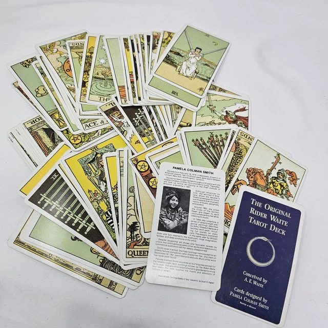 THE ORIGINAL RIDER Waite Tarot Pack A E Waite 78 Cards 1993 £15.99 ...