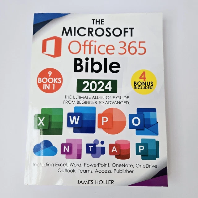 2024 THE MICROSOFT Office 365 Bible 9 Books In 1 The Ultimate All-in ...