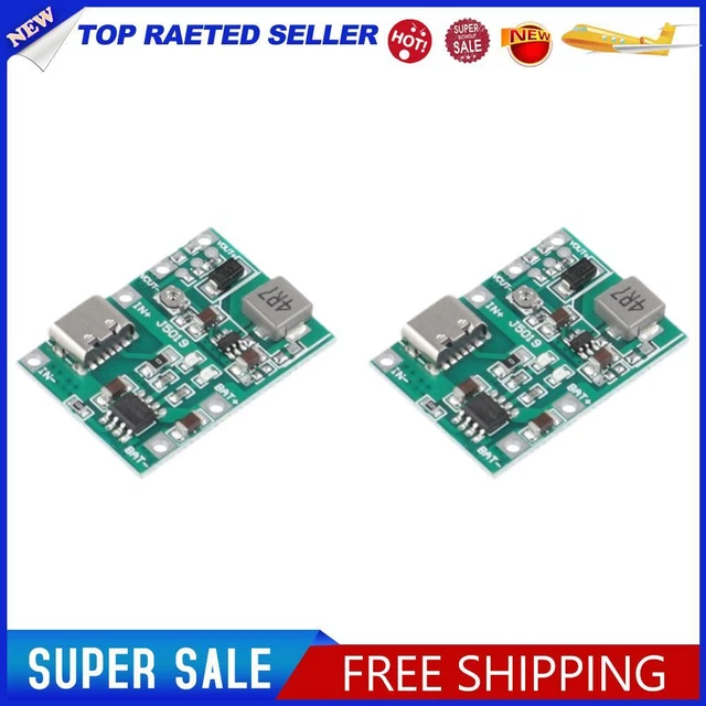DC-DC STEP UP Module Type-C TP4056 Charger Discharge Power Board DIY ...