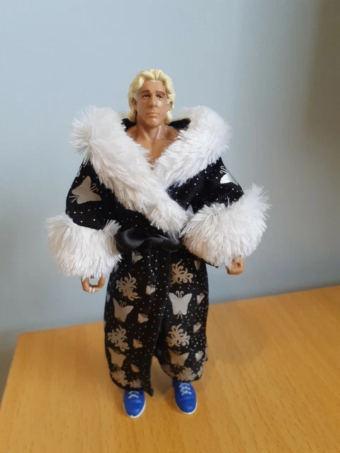 WWE WWF WCW Elite Defining Moments Ric Flair Wrestling Figure with Robe £44.99 - PicClick UK