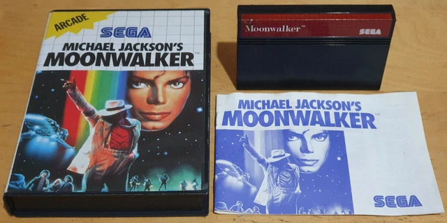 MICHAEL JACKSON'S MOONWALKER For Sega Master System Complete £19.99 ...