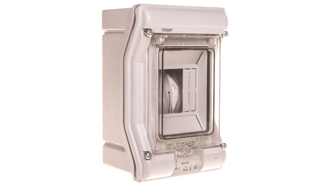 1X3 SURFACE-MOUNTED IP65 Vector VE103L modular distribution board /T2UK ...
