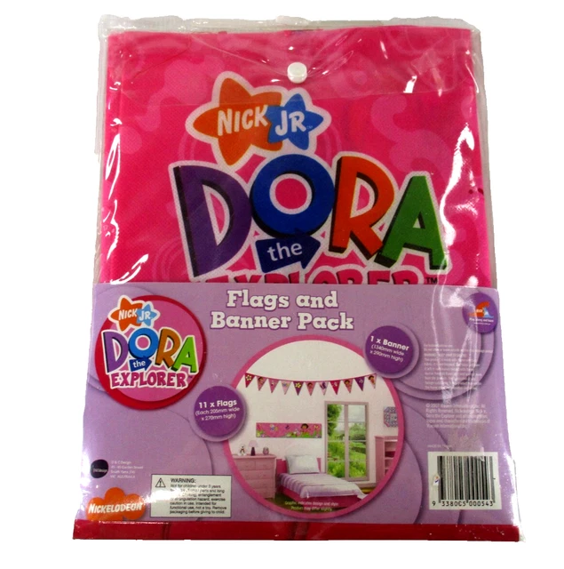 NICK JR DORA the Explorer Flags Banner Pack 11 Flags 3.9m Giant Banner ...