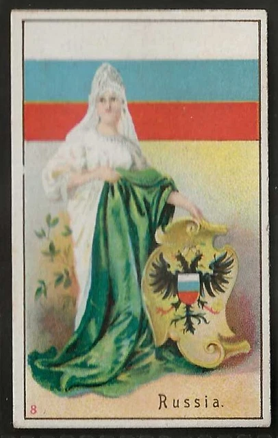 COPE COPES-FLAGS ARMS & Types Of All Nations 1904 (Numbered)-#08 ...