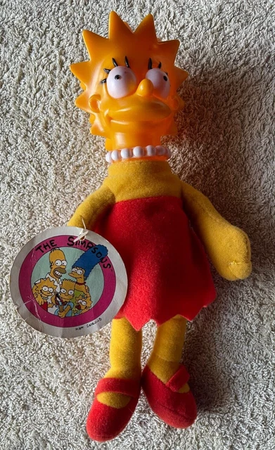 VINTAGE 1990 LISA Simpson "The Simpsons" Plush Doll with tags $11.95 ...