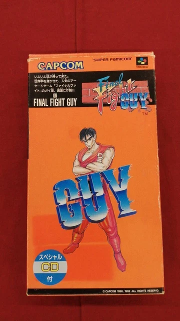 CAPCOM FINAL FIGHT Guy Super Famicom Game Software Action Game Vintage ...