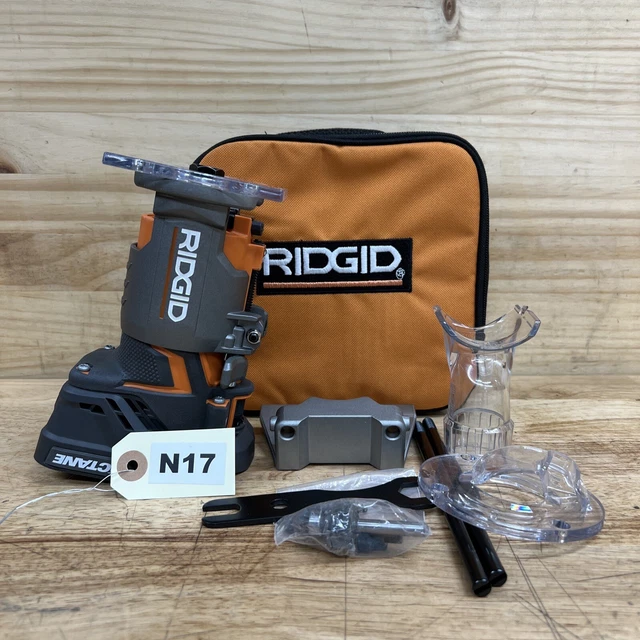 RIDGID R860443 18-VOLT OCTANE Cordless Brushless Compact Fixed Base ...