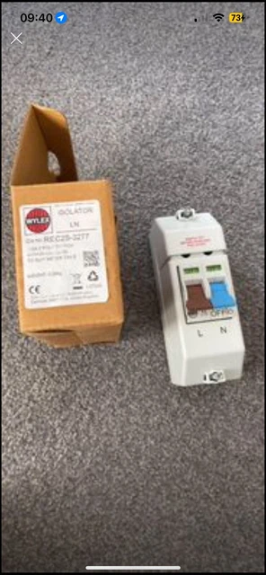 WYLEX ISOLATOR REC2S-3277 100a 2 Pole Switch’s £50.00 - PicClick UK