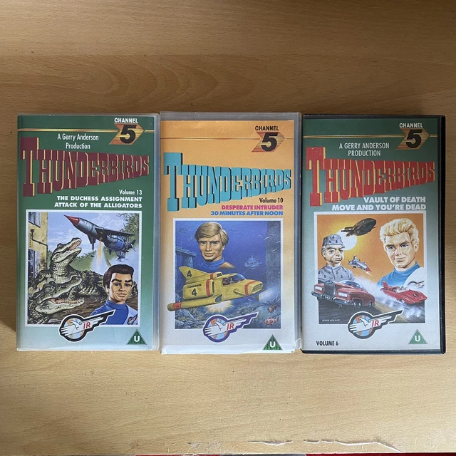 THUNDERBIRDS CHANNEL 5, Volume 6, 10, 13 VHS Bundle £17.99 - PicClick UK
