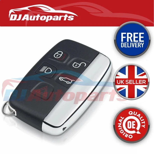 5 BUTTON REMOTE Key Fob Case For Land Rover Range Rover Sport Evoque ...