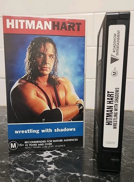 VINTAGE WWE WRESTLING VHS Brett Hitman Hart Wrestling W/ Shadows ...