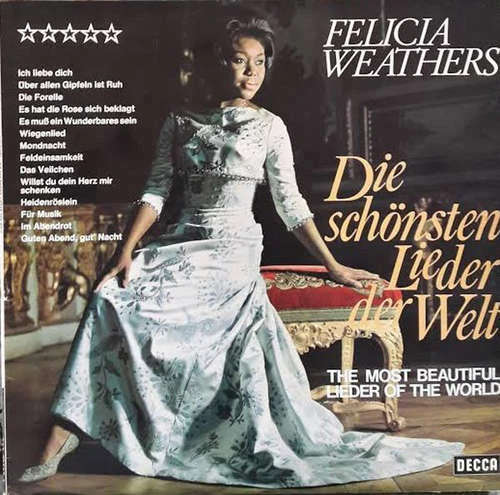 FELICIA WEATHERS - Die Schönsten Lieder Der Welt LP Vinyl Schall EUR 15 ...