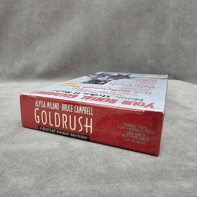 DISNEY'S GOLDRUSH Alaskan Adventure VHS Disney Clamshell Bruce Campbell ...