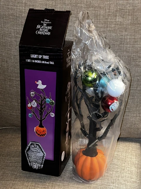 “TIM BURTONS ~ The Nightmare Before Christmas” 30th Light Up Halloween ...
