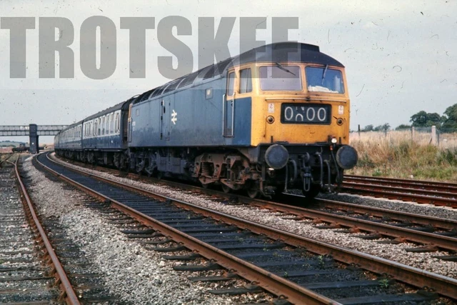 35MM SLIDE BR British Railways Diesel Loco Class 47 47555 Kirkham 1977 Original £3.99 - PicClick UK