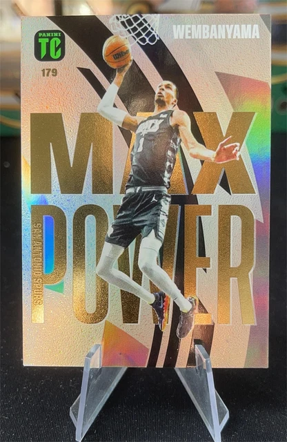 VICTOR WEMBANYAMA 2024 Panini TC Top Class Max Power Forward RC #179 -5 ...