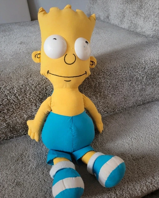 VINTAGE BART SIMPSON The Simpson’s Plush Figure 1990 £10.00 - PicClick UK