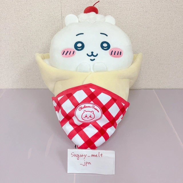 CHIIKAWA BIG CREPE Hug Plush Sweets Something Small And Cute Soft Toy ...