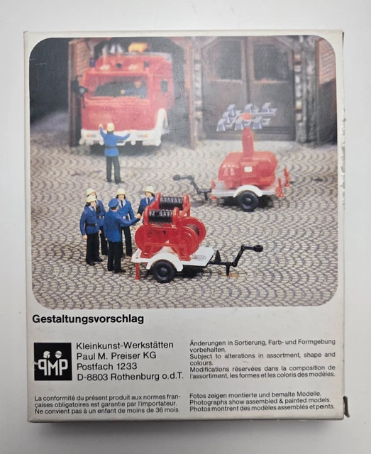 PREISER NR.: 1254 , Schlauchanhänger Ziegler 2B/2C vintage -035- EUR 9 ...