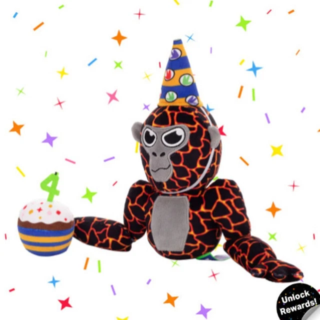 GORILLA TAG MONKEY Plush Stuffed Animal Kids Thanksgiving Birthday ...